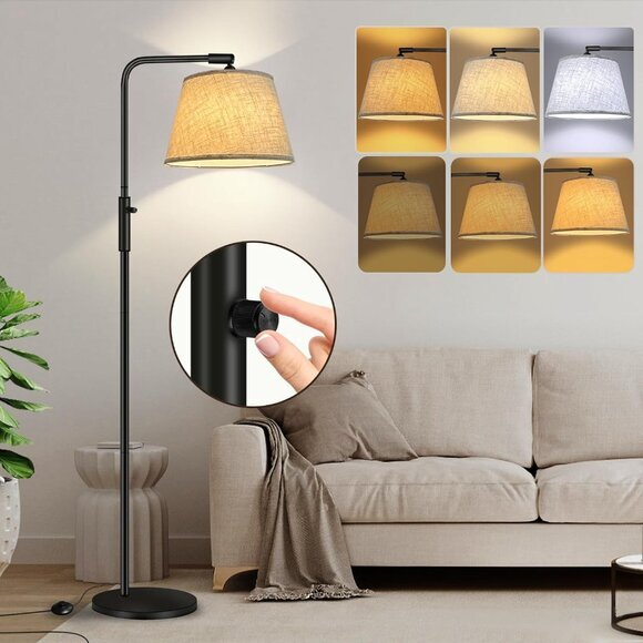 FORTAND | Office | Floor Lamp 3 Color Temperatures For Living Room ...